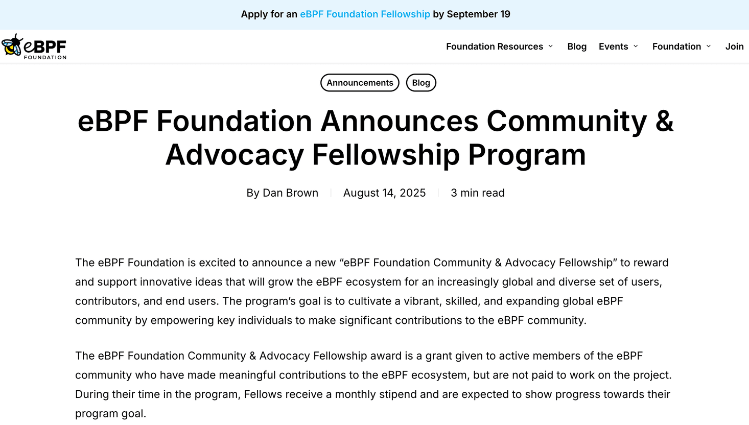 eBPF - Introduction, Tutorials & Community Resources